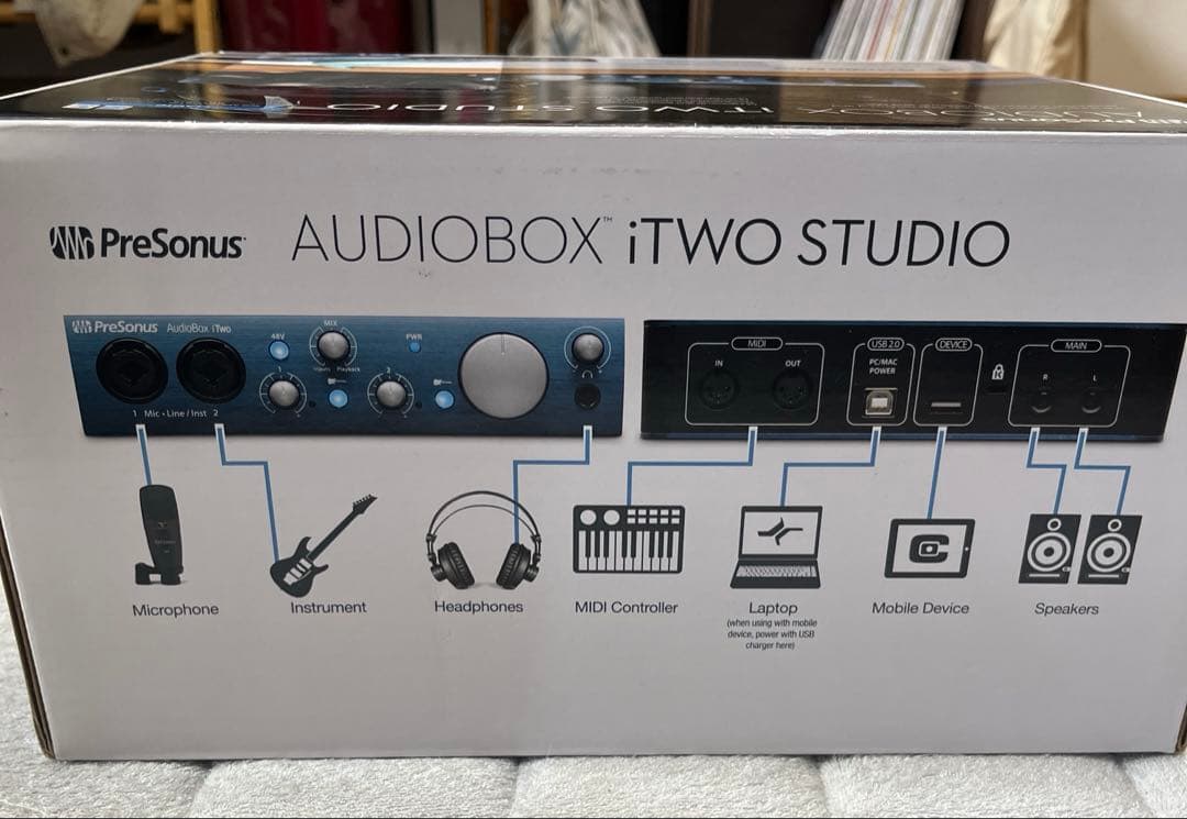 PreSonus AudioBox iTwo Studio ソフト無し