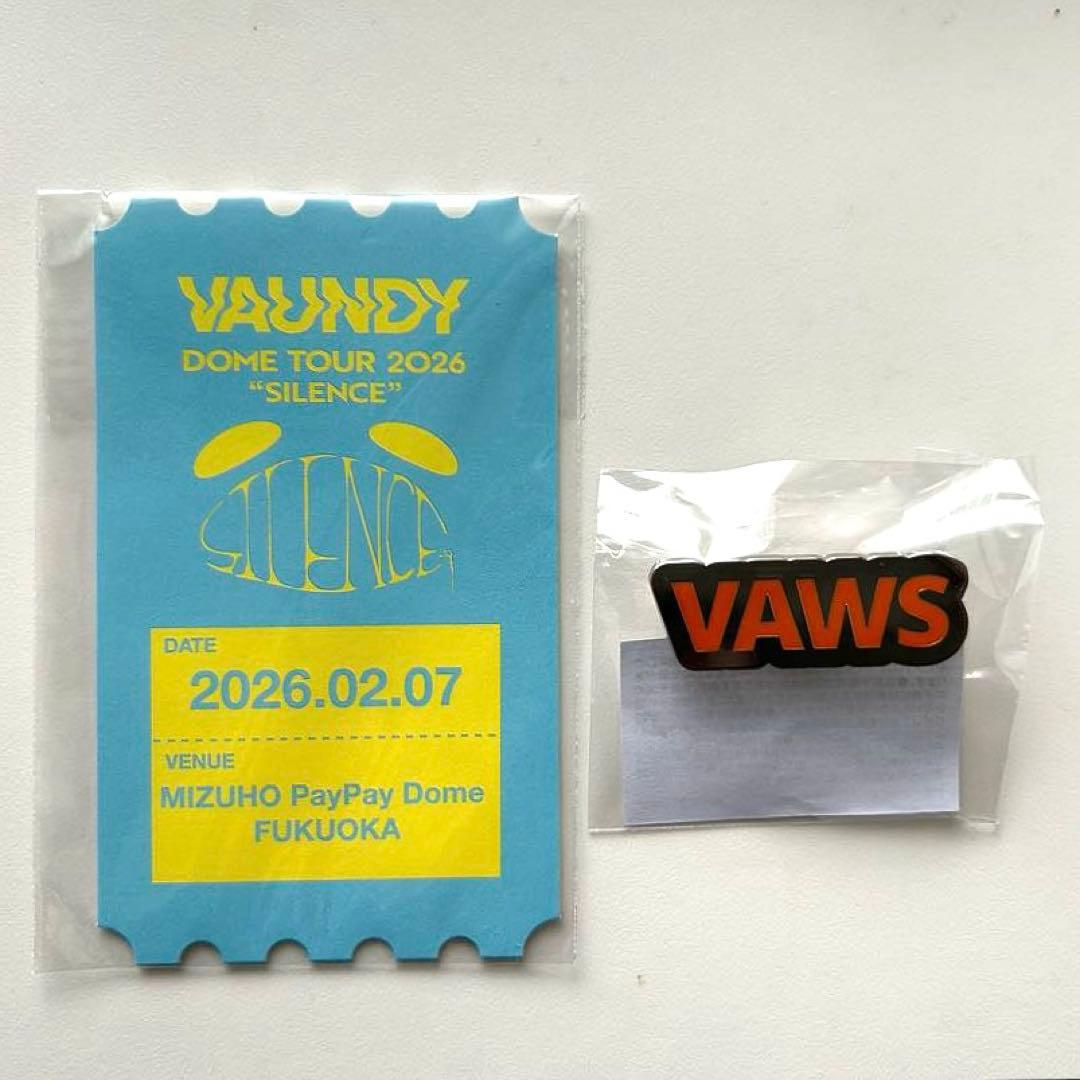 Vaundy SILENCE VAWSくじB賞 オリジナルチケットカード＋