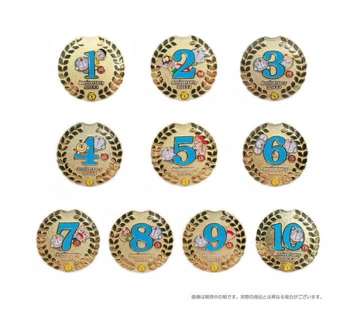 【新品】1周年&10th Anniversary PINS COLLECTION
