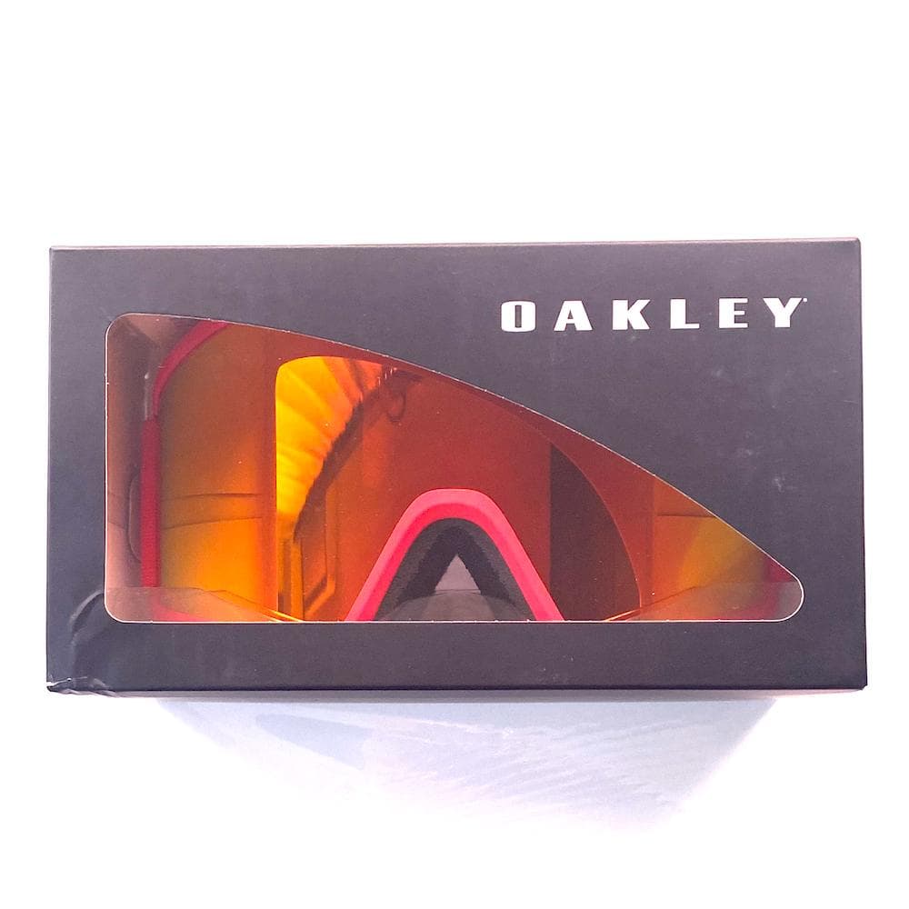 OAKLEY レッドミラーゴーグル 元箱付き