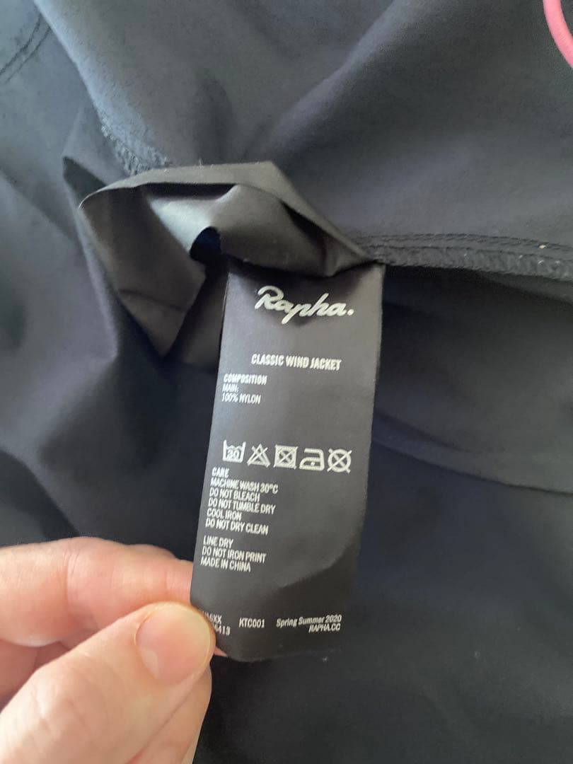 Rapha クラシック ウィンドジャケット XLブラック リフレクティブライン