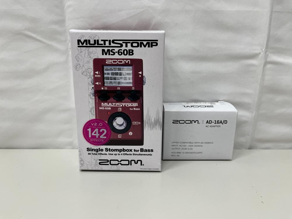 ◆ZOOM MULTISTOMP MS-60B ベースエフェクター 09105
