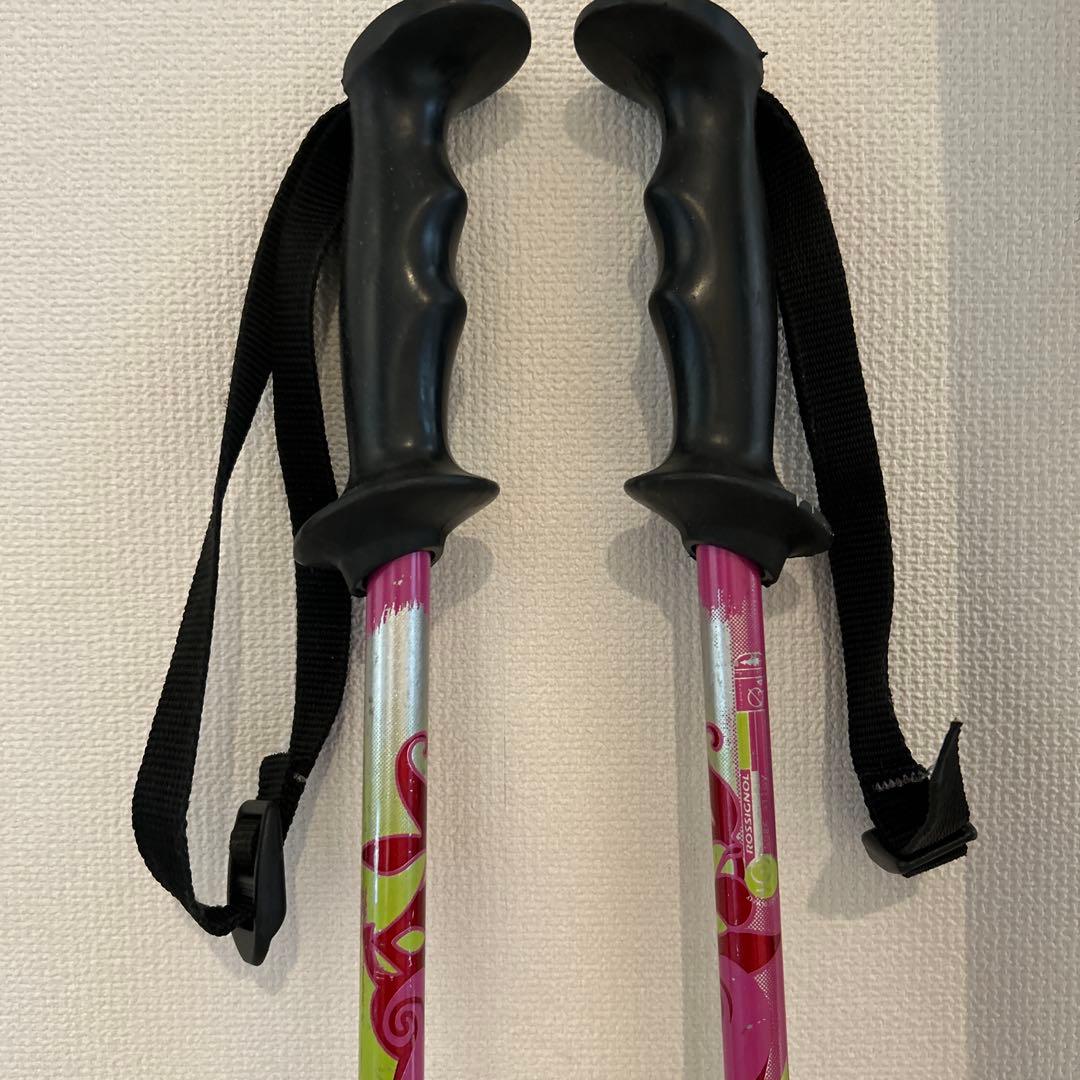 ROSSIGNOL スキーセット フラワー柄(120cm)
