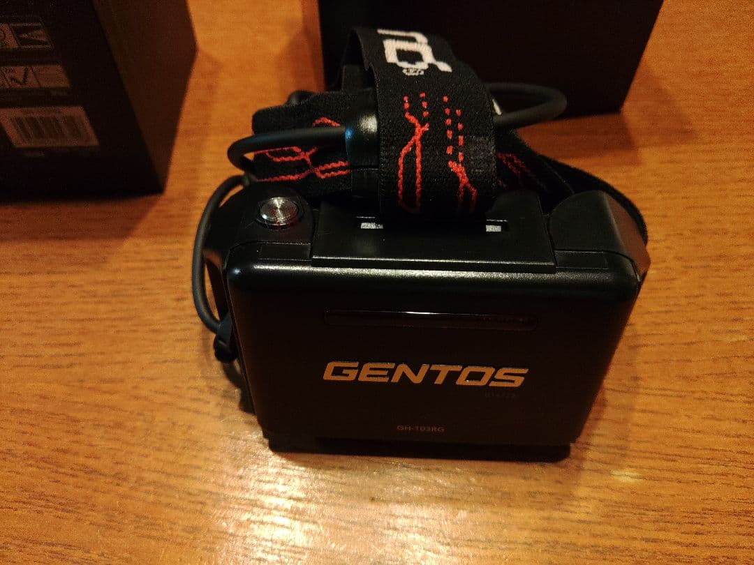 [値下げ][新品]GENTOS GH-103RG ヘッドライト ブラック