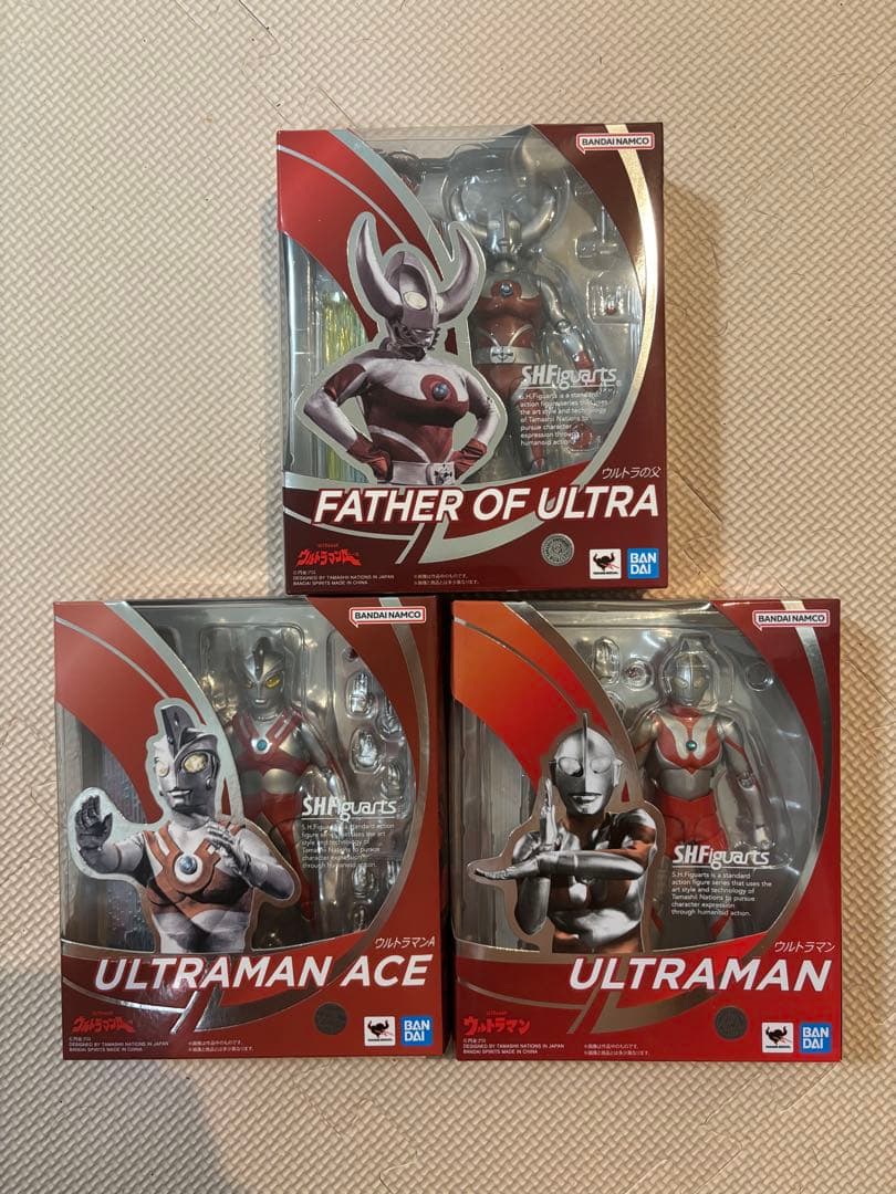 SHFiguarts ウルトラマンエース・ファザー・オブ・ウルトラ 3体セット