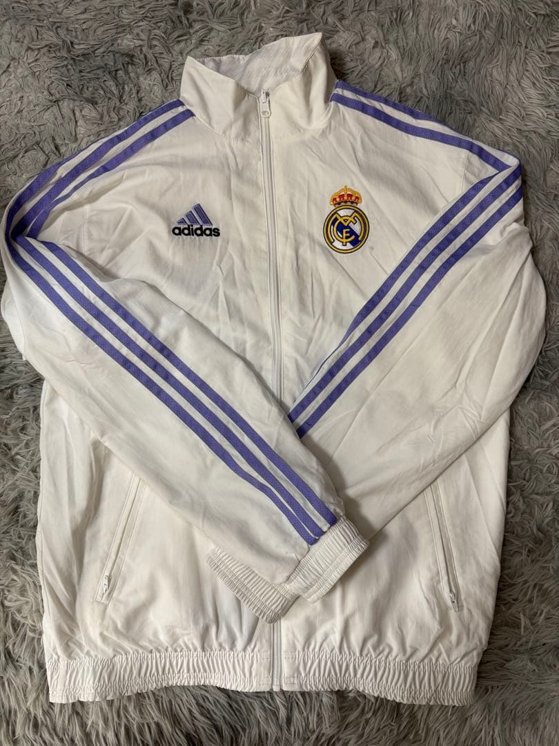 adidas Real Madrid ジャケット ホワイト