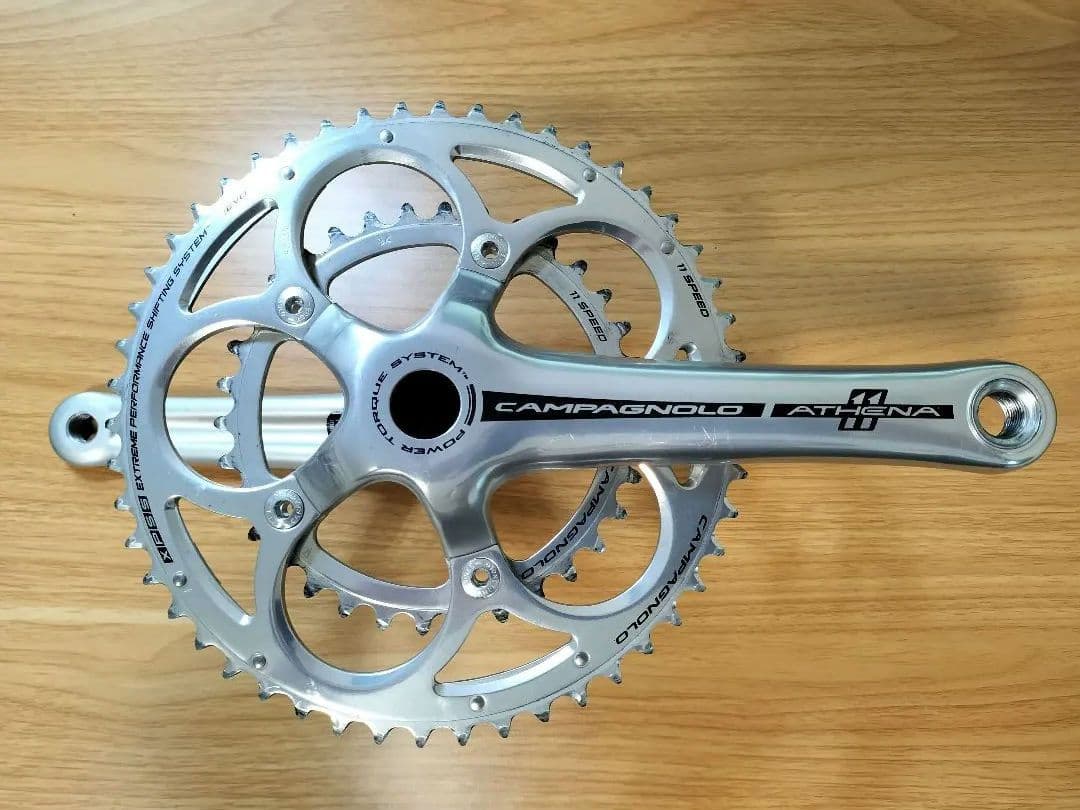 Campagnolo Athena クランクセット シルバー