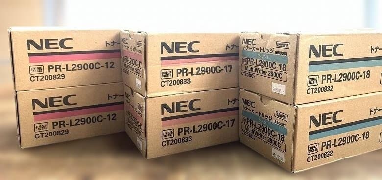未使用品 NEC 純正トナーカートリッジ PR-L2900C 6本セット