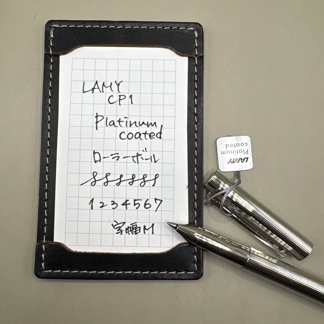 【廃盤レア】LAMY CP1 PLATINUM COATED ローラーボール