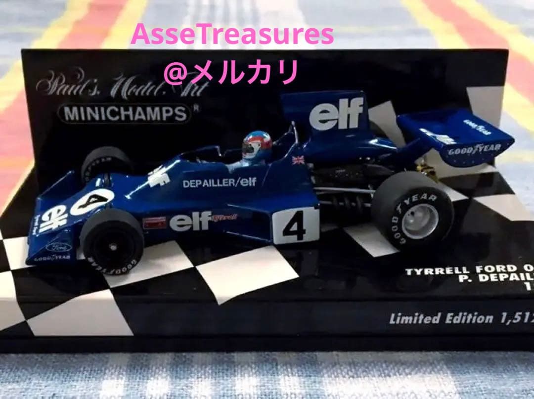 ミニチャンプス 1/43 ティレル・フォード 007 パトリック・ドゥパイエ