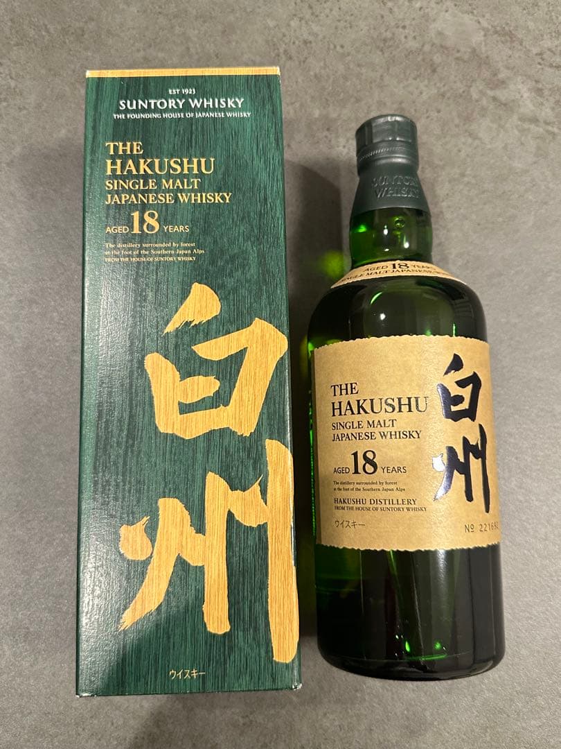 サントリー 白州 18年 700ml 箱付　ウイスキー