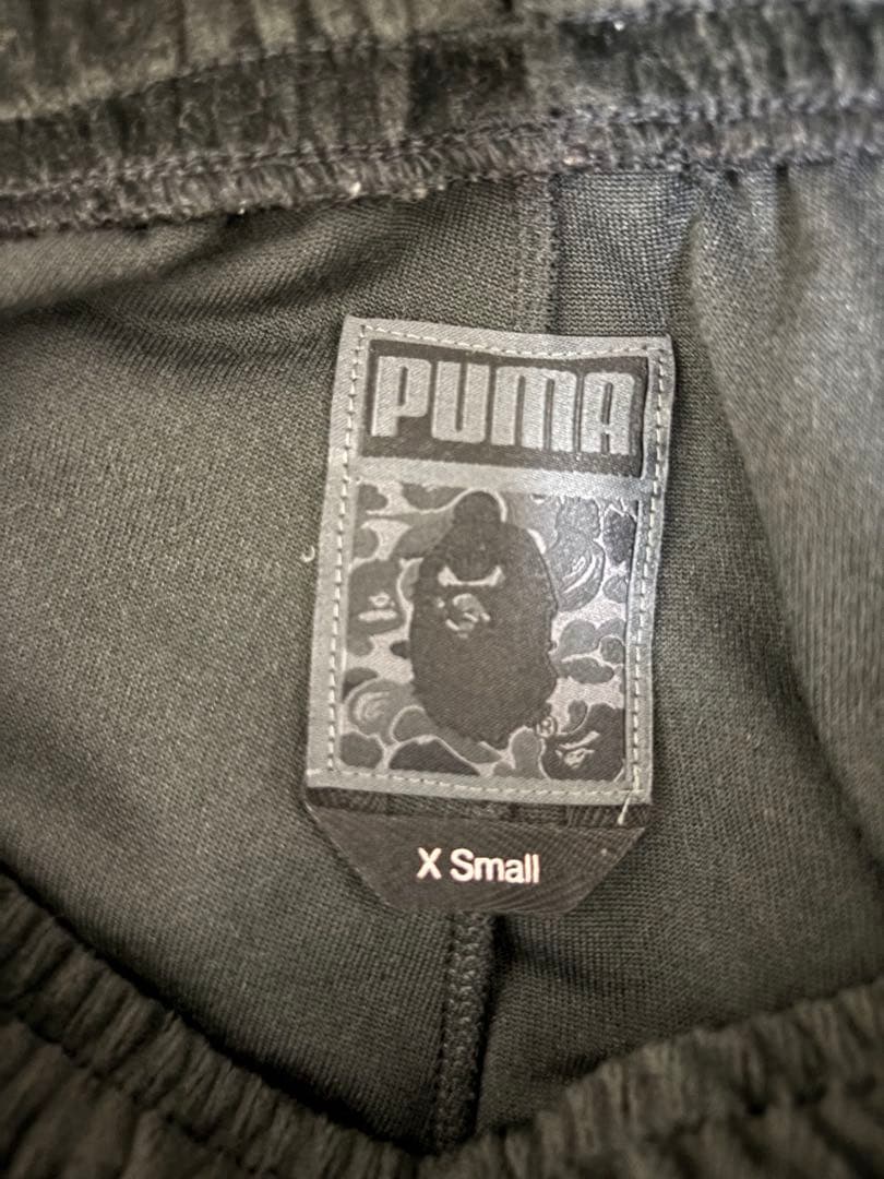 BAPE ×PUMA ブラックカモ ベロア セットアップジャージ