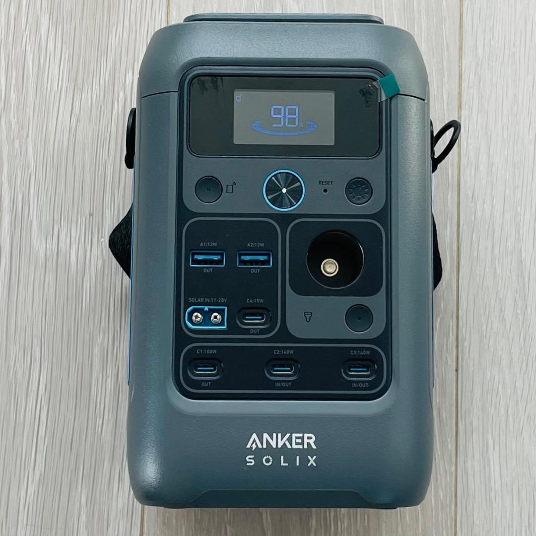 【未使用品】Anker SOLIX C300 ポータブル電源（ダークグレー）