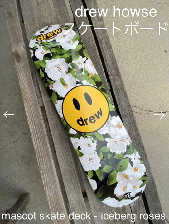 スケートボード drew mascot skate deck - iceberg roses