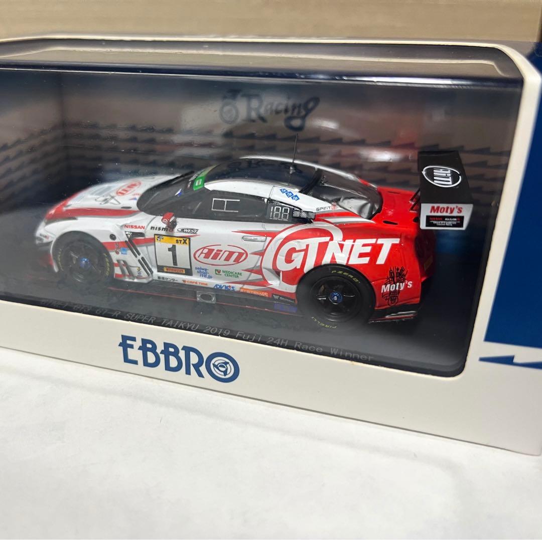 エブロ 1/43 GTNET GT3 GT-R スーパー耐久 富士24H #1