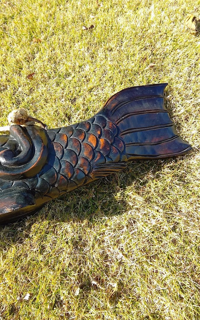 自在鉤の特大鯉　92センチ