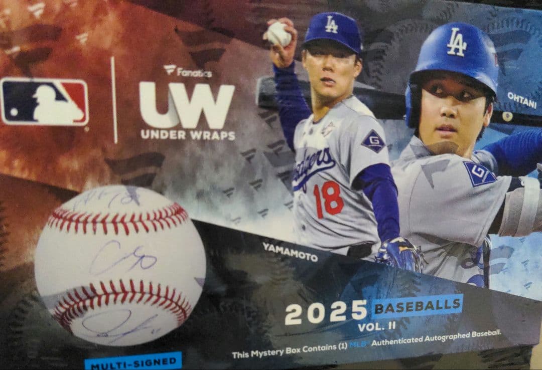 【新品未開封】MLB 2025 FANATICS UNDER WRAPS