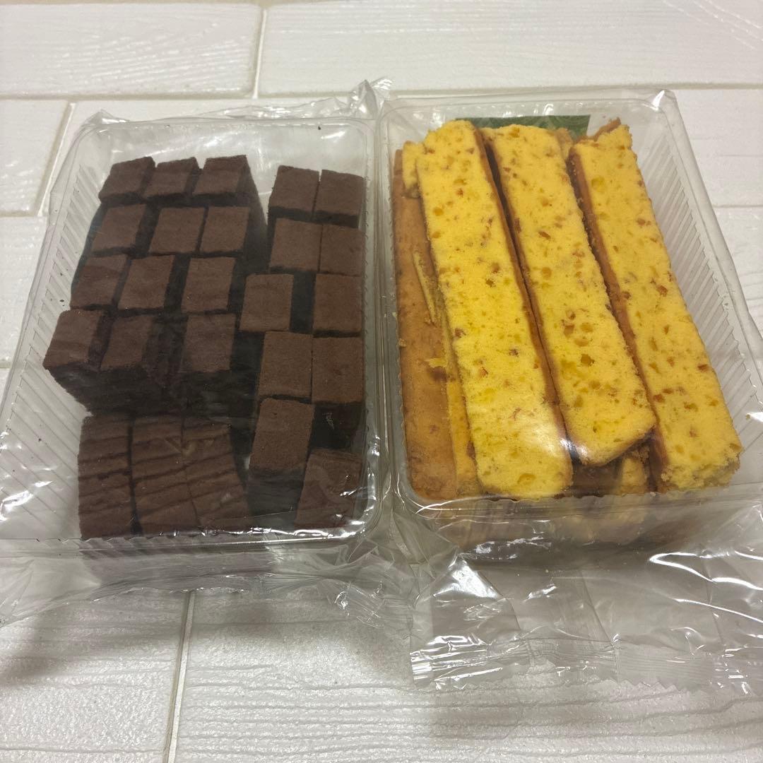 人気　アウトレットスイーツ　板バウム　チョコ＆アーモンド