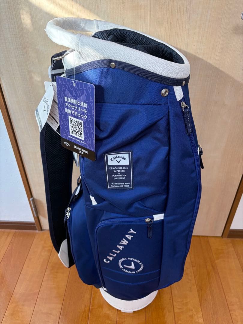 Callaway アドバンス 25JM キャディバッグ ネイビー　新品