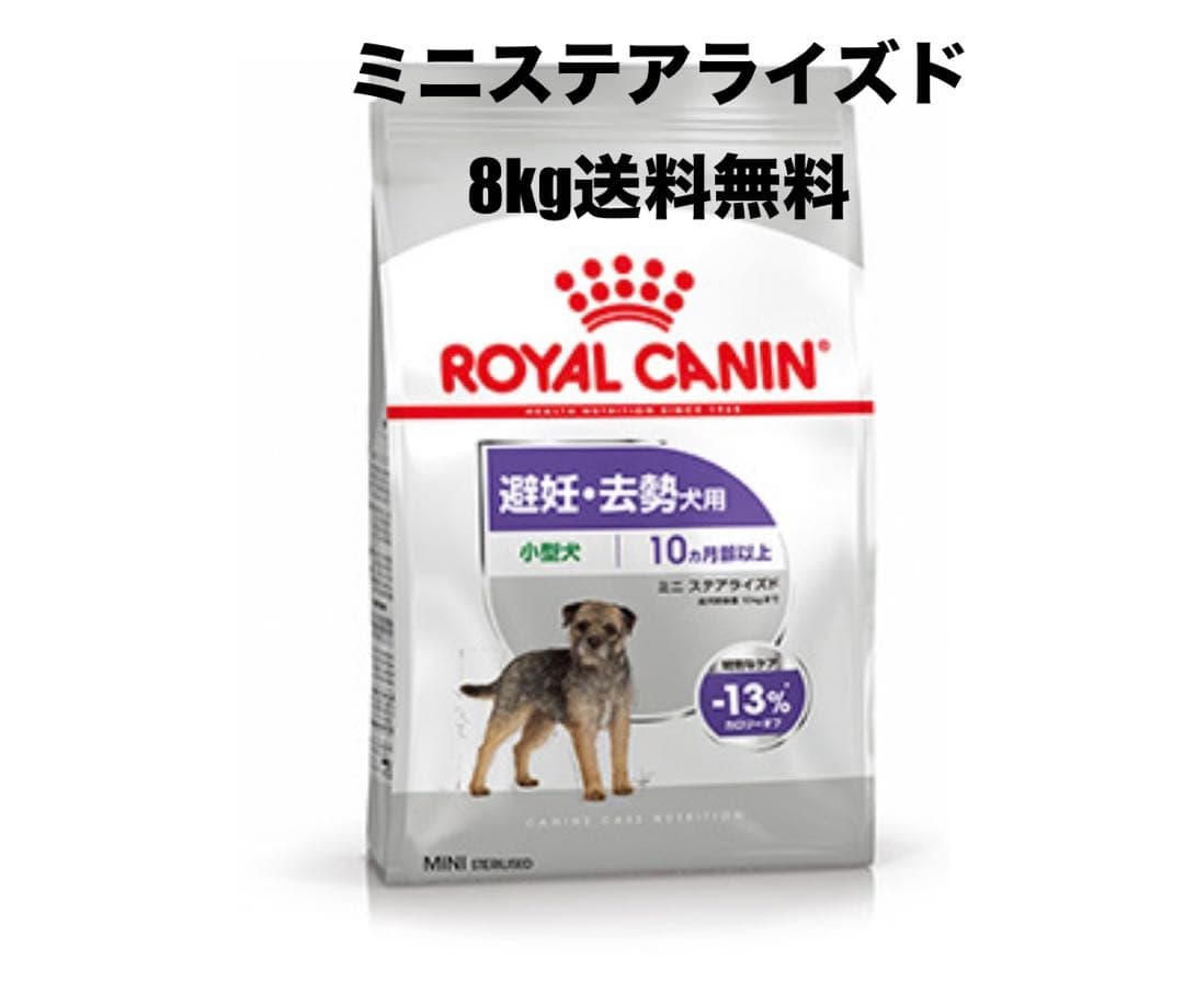 ロイヤルカナンミニステアライズド8キロ送料無料