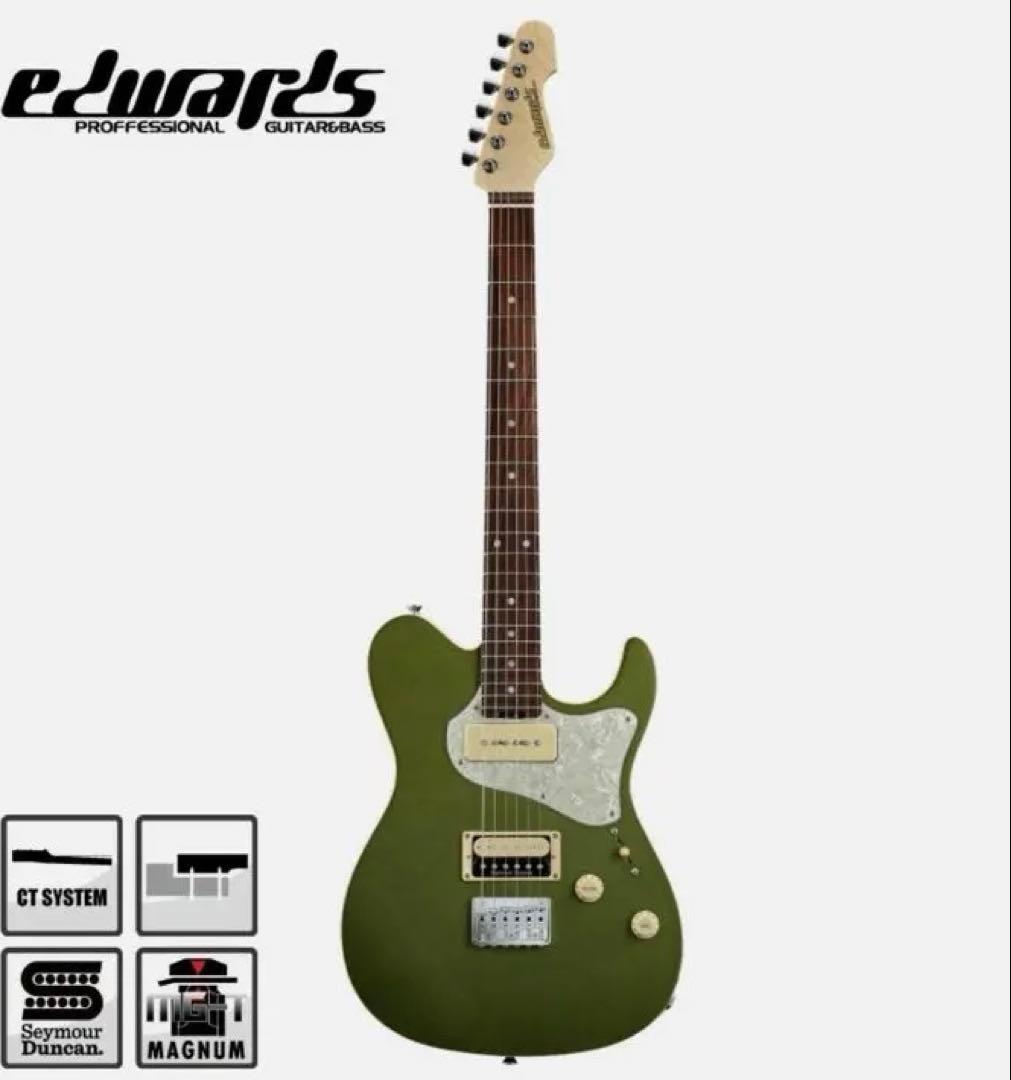 ギター Edwards E-THROBBER -Leaf Green l