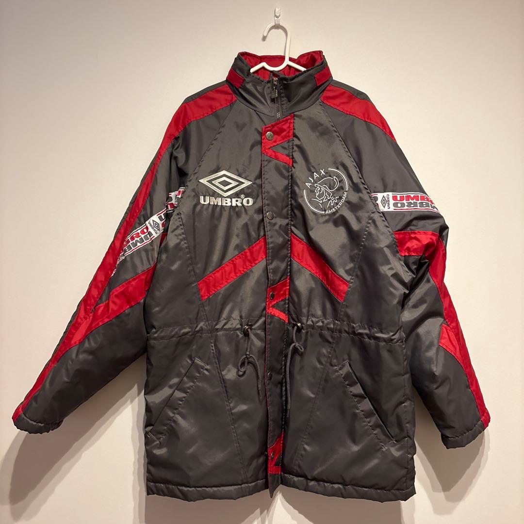【90年代 レア美品】UMBRO アヤックス ベンチコート ajax アンブロ