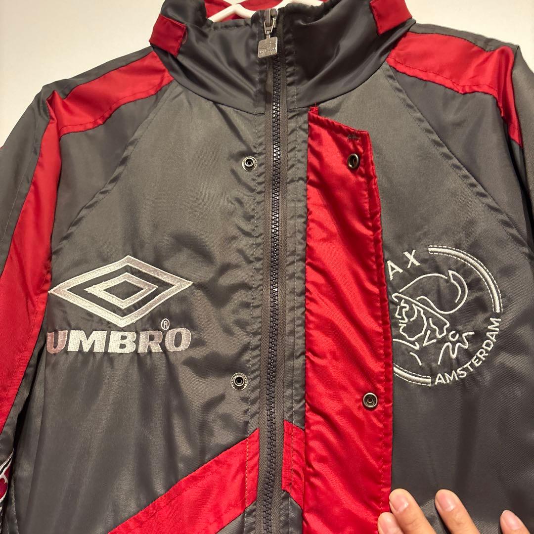 【90年代 レア美品】UMBRO アヤックス ベンチコート ajax アンブロ