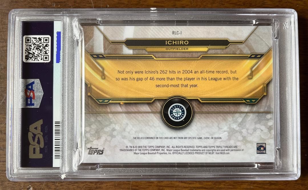 イチロー TRIPLE THREADS RELICS LEGEND