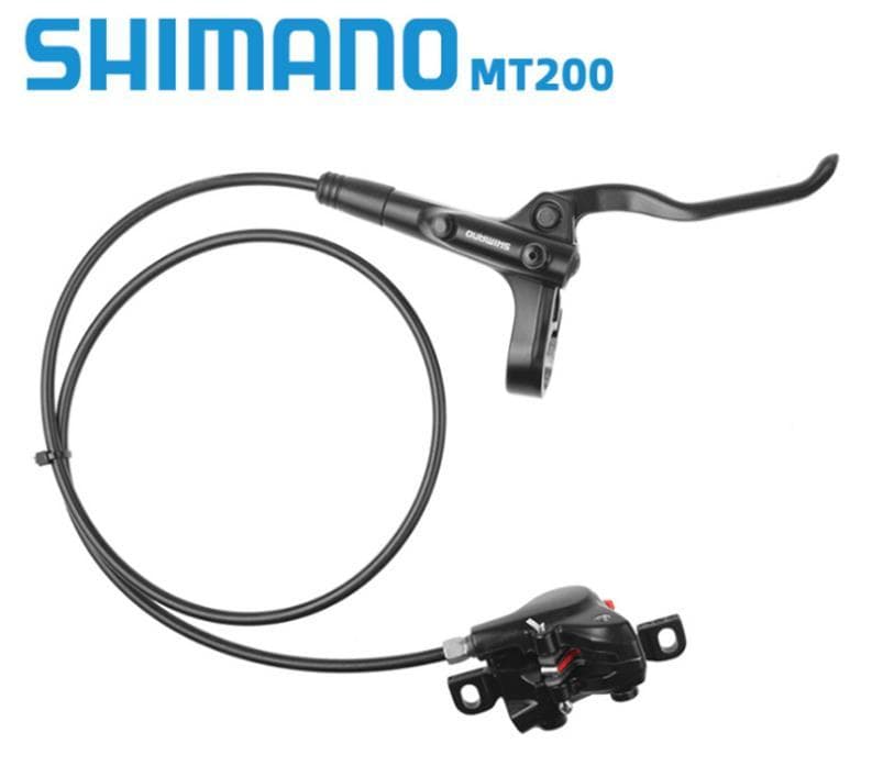 MT200油圧ブレーキ(インナケーブル)+SRAM180mmローター２枚