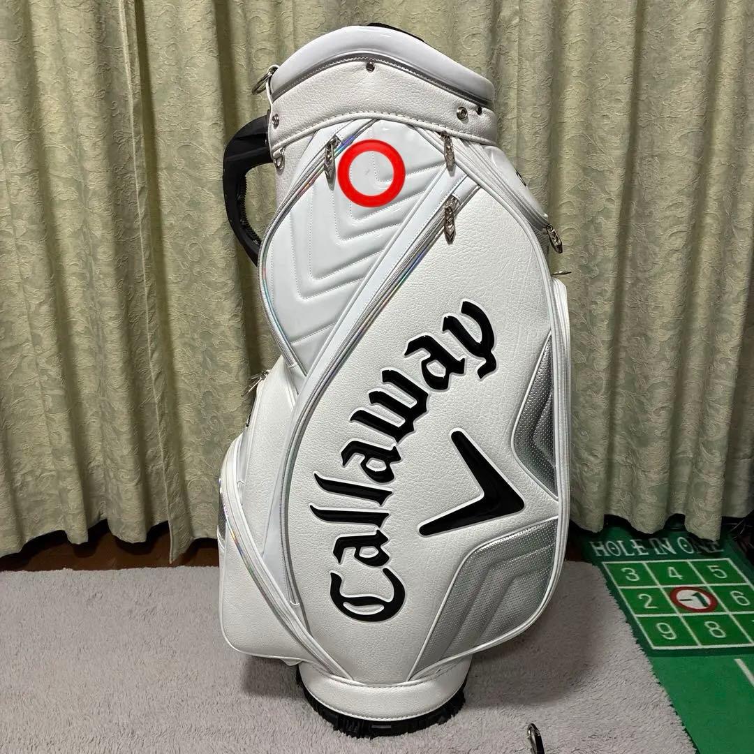 Callaway ホワイトキャディバッグ