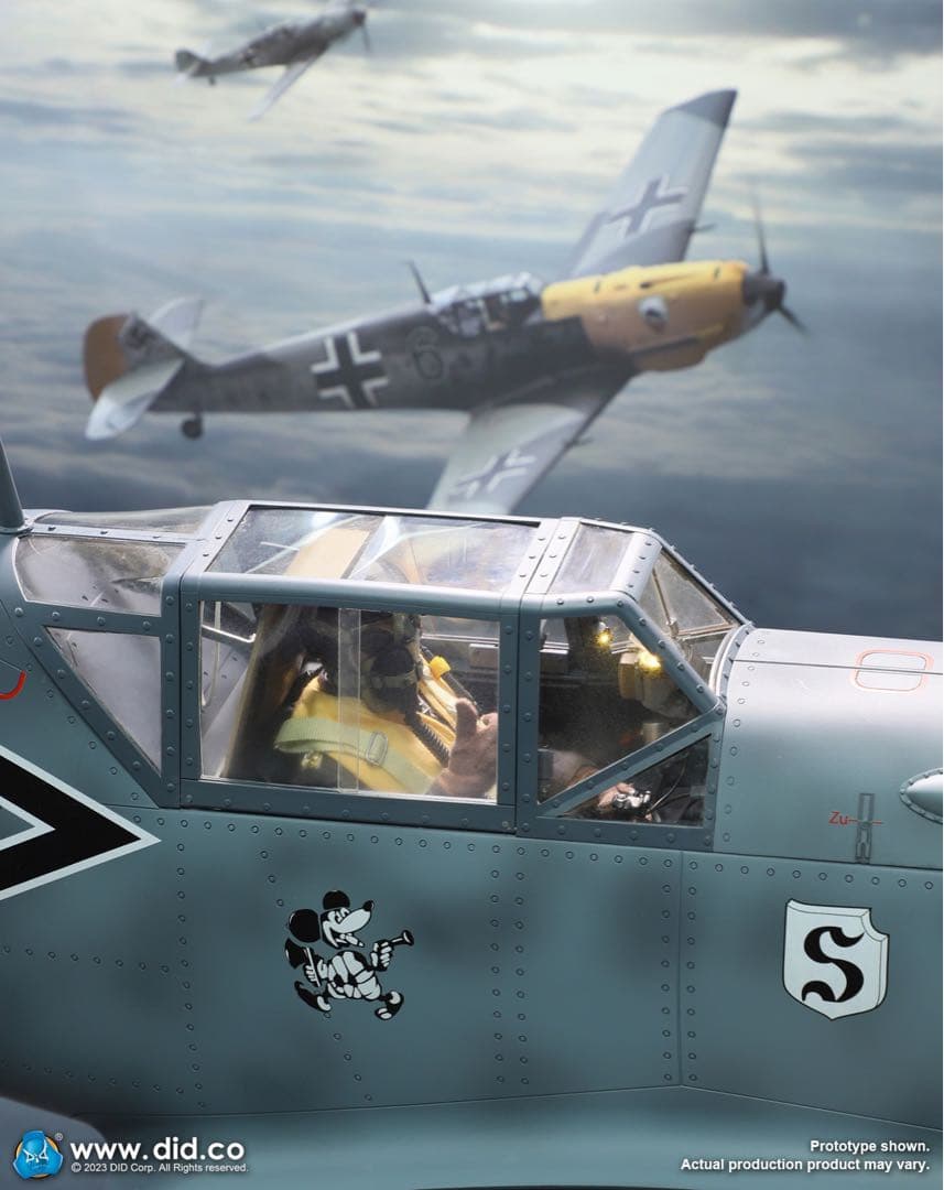1/6 DID社　WW2ドイツ空軍　メッサーシュミットBf109 コックピット