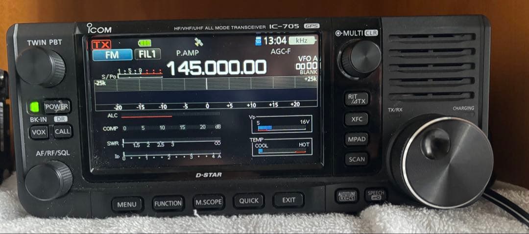 ICOM IC-705 アマチュア無線機