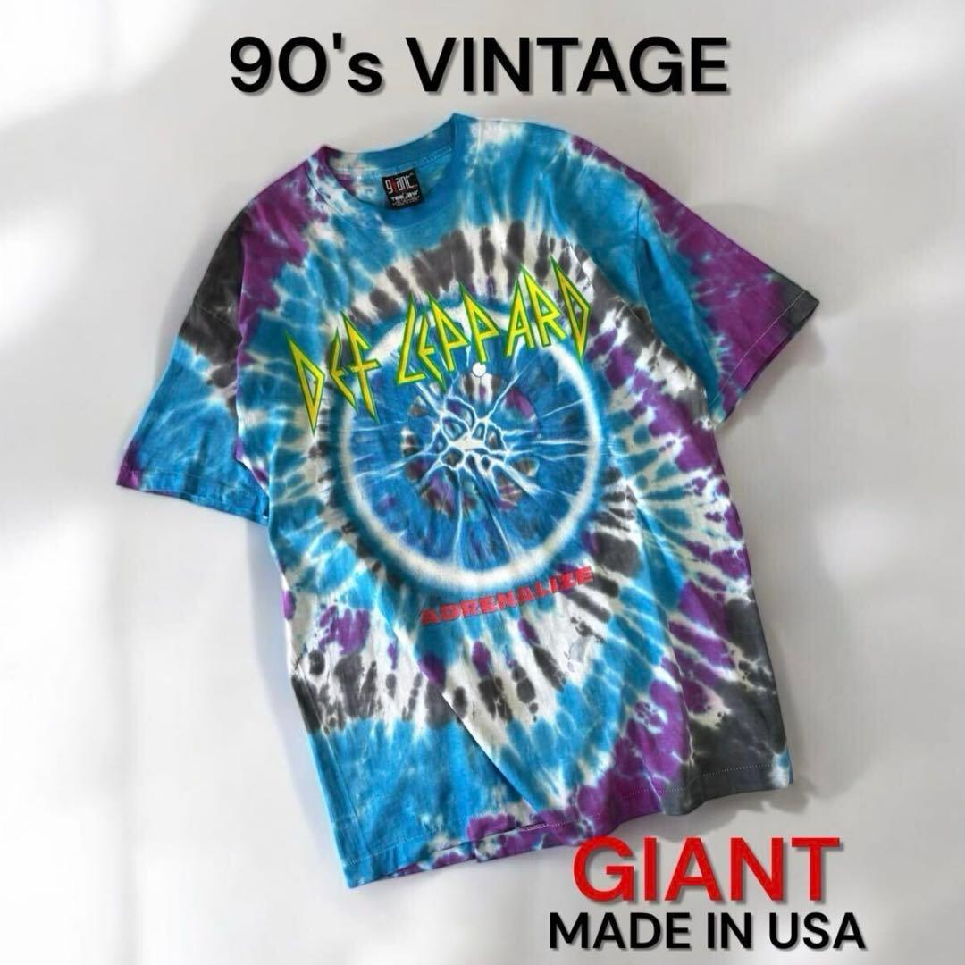 90's 古着Tシャツ GIANT DEF LEPPARD ADRENALIZE