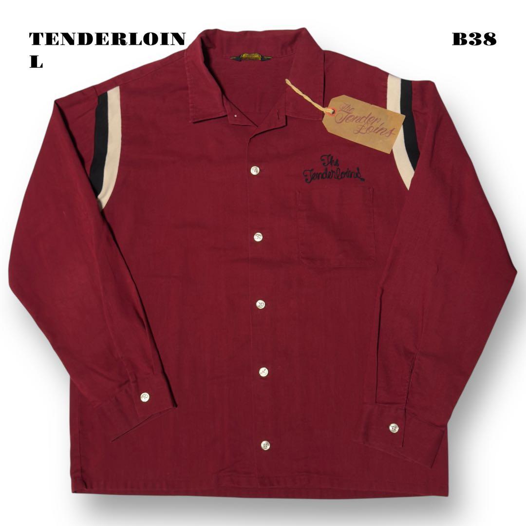 ★限定出品★ TENDERLOIN 長袖 シャツ ボーリング ボウリング 赤 L