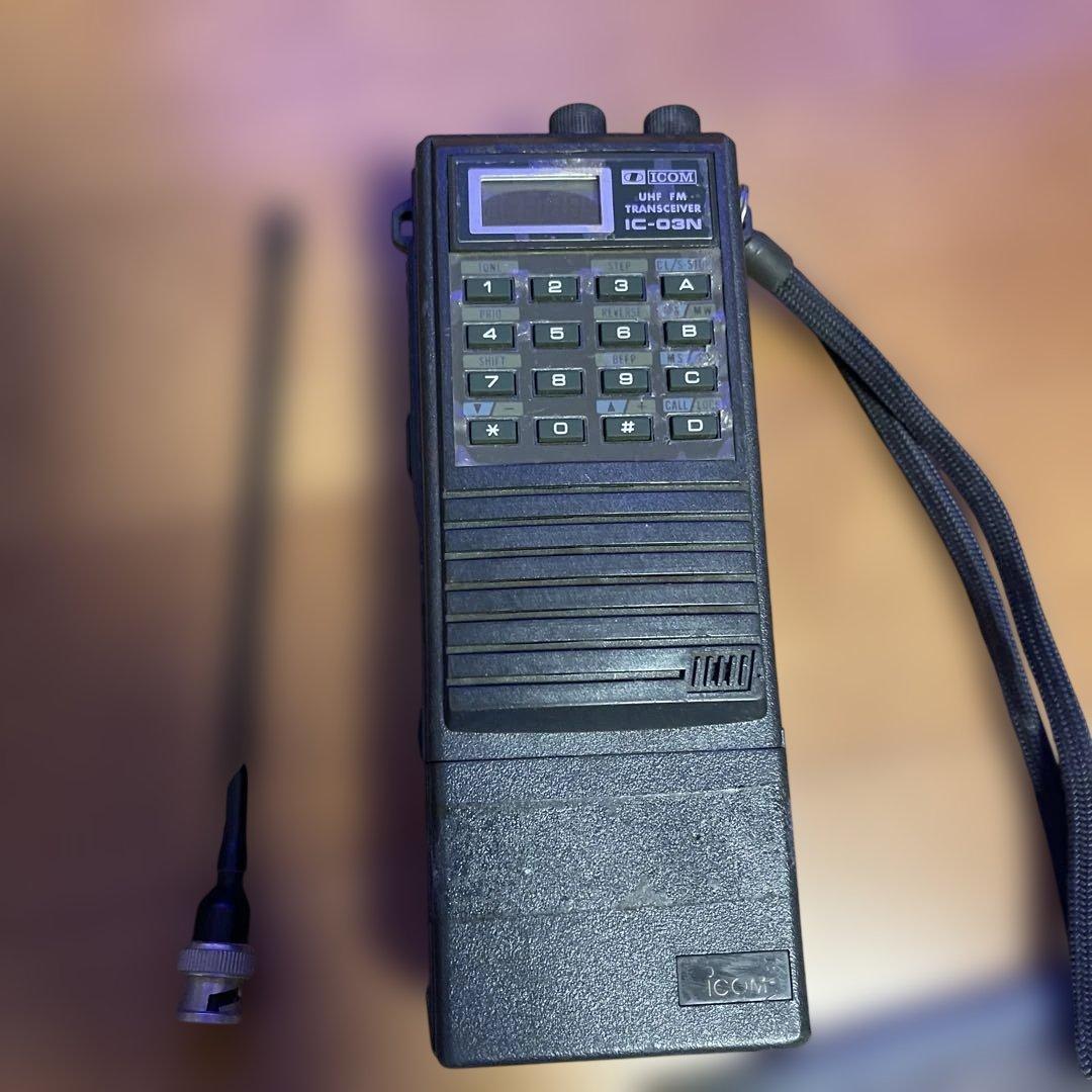 ICOM IC-03N UHFトランシーバージャンク品扱い