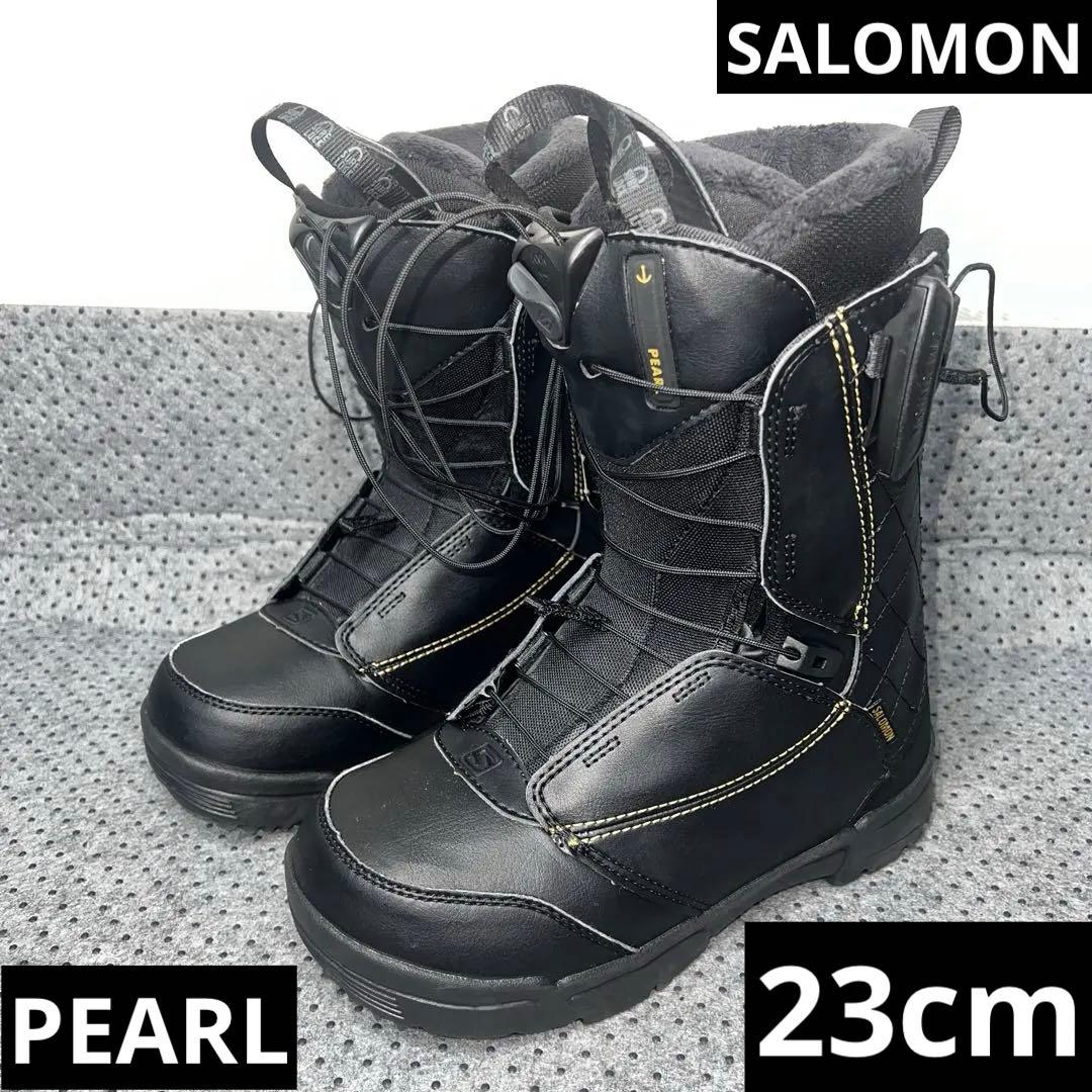 数回使用 23cm レディース SALOMON PEARL スノーボードブーツ