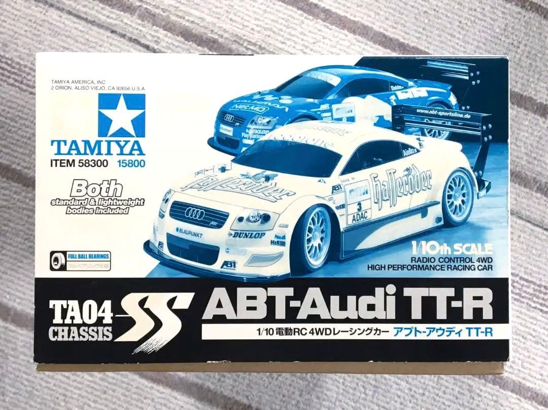 絶版 タミヤ RC 1/10 アプト・アウディ TT-R DTM レッドブル