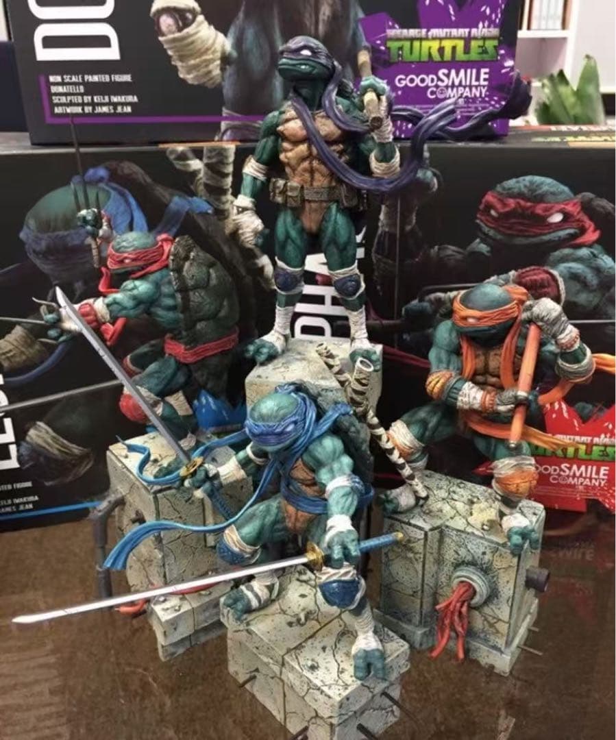 TMNT GSC 4体 スタチュー フィギュア