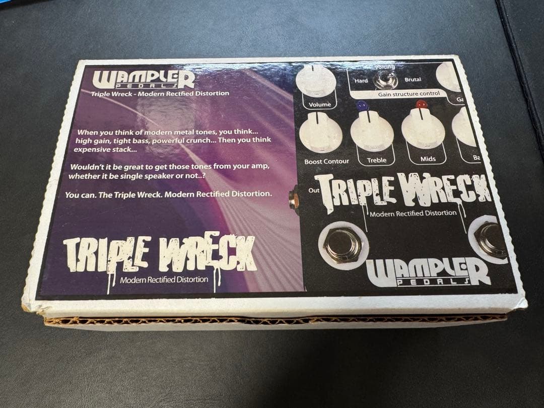 Wampler Triple Wreck ディストーションペダル