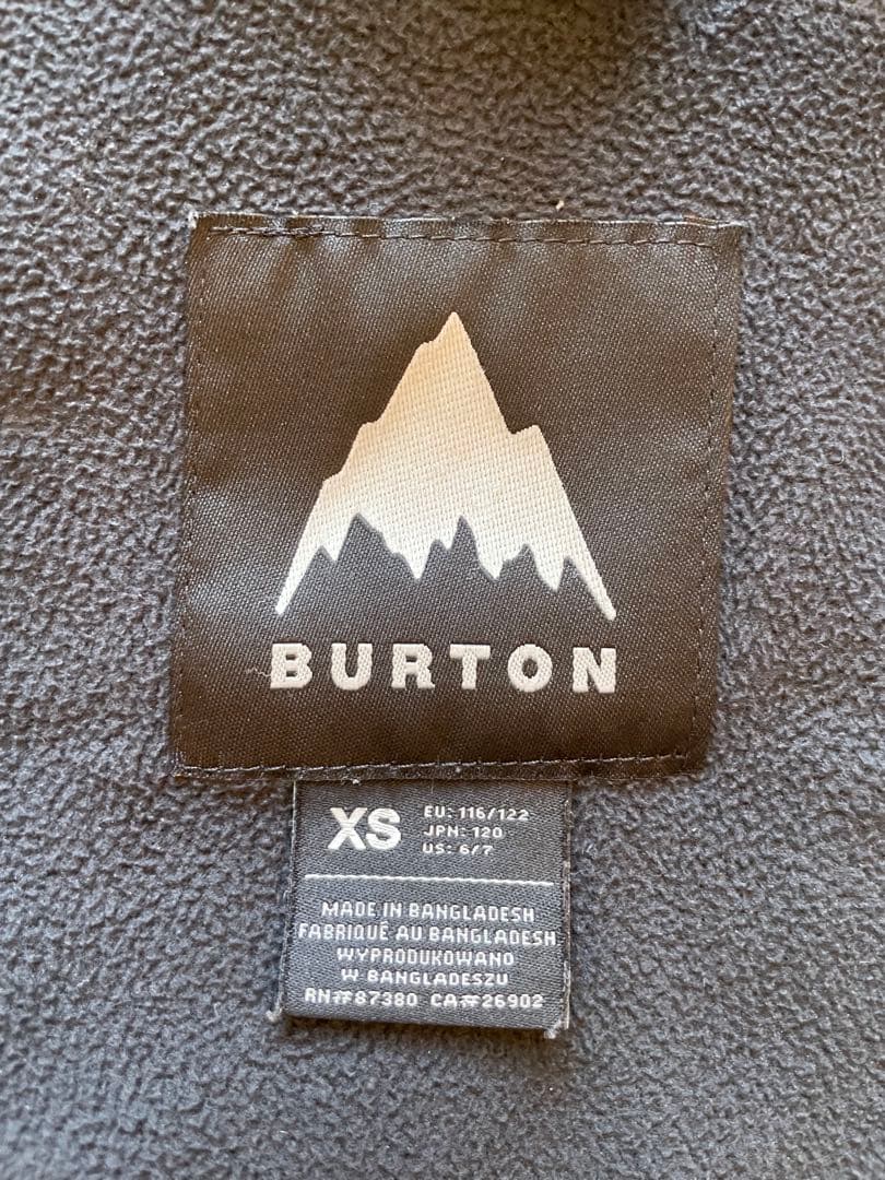 BURTON 宇宙柄 スノーボードウェアセット XS