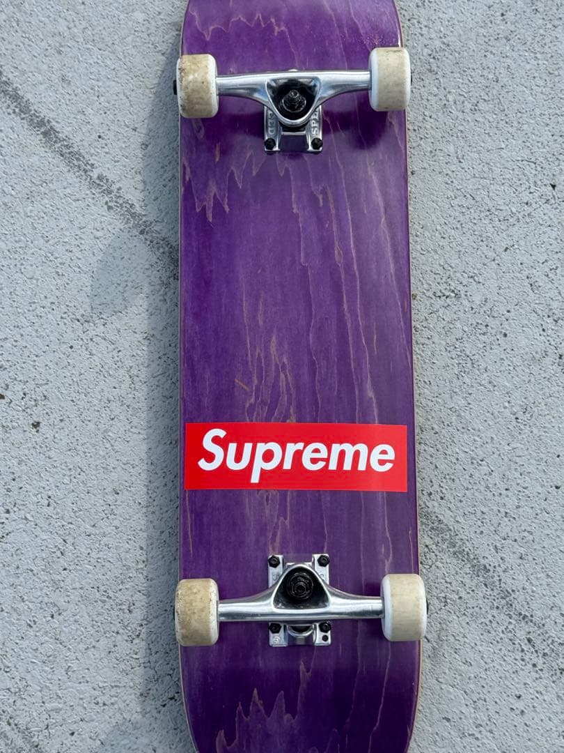 Supreme 紫 スケートボード コンプリート8インチ
