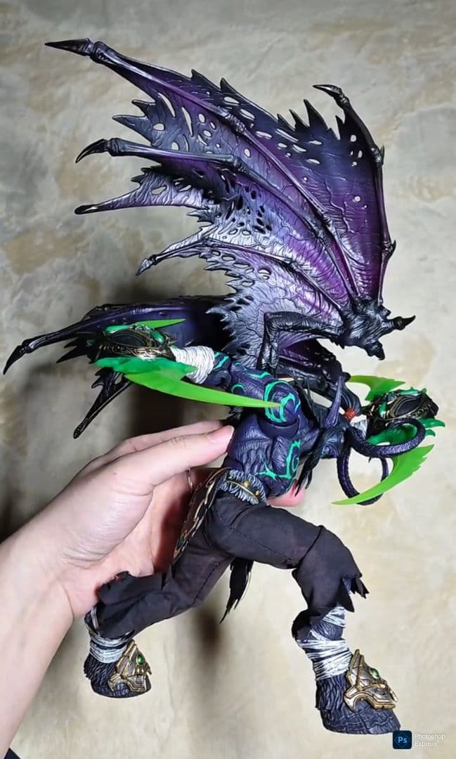 ゲームキャラクター Hero toys Illidan Black Devil
