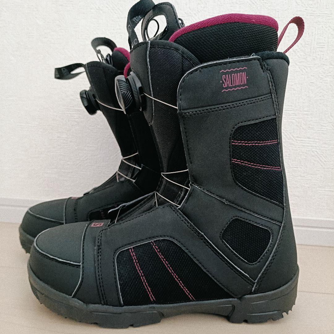 【美品】SALOMON SCARLET BOA 24.5cm