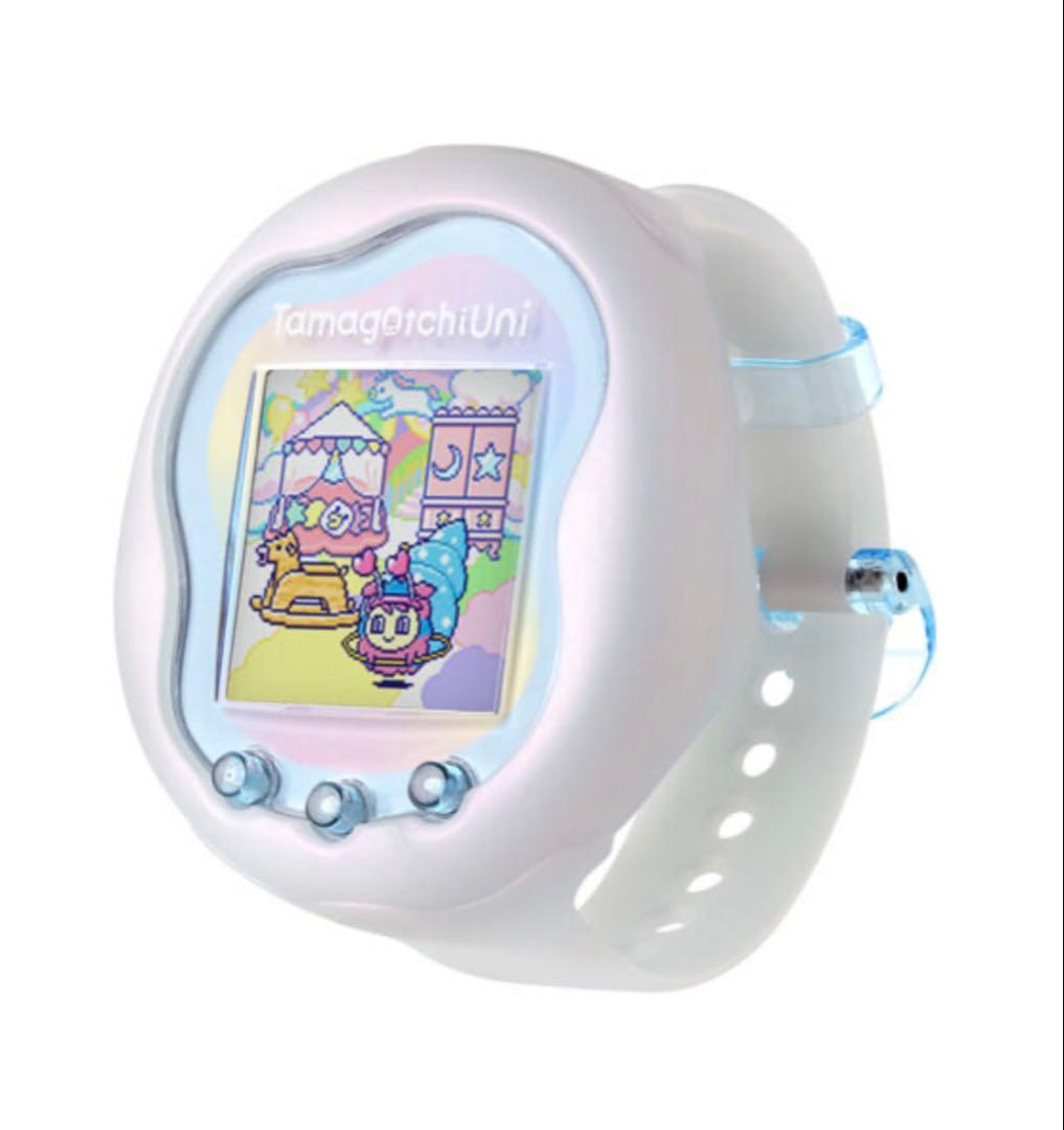 たまごっちTamagotchi Uni Aurora Pink White