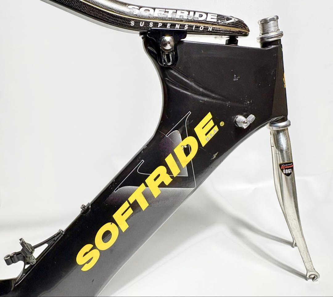 SOFTRIDE POWER V カーボントライアスロンフレーム貴重な700c