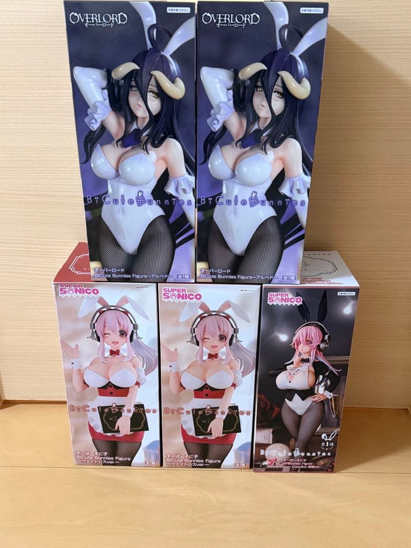 すーぱーそに子 アルベド BiCute Bunnies Figure 5体セット
