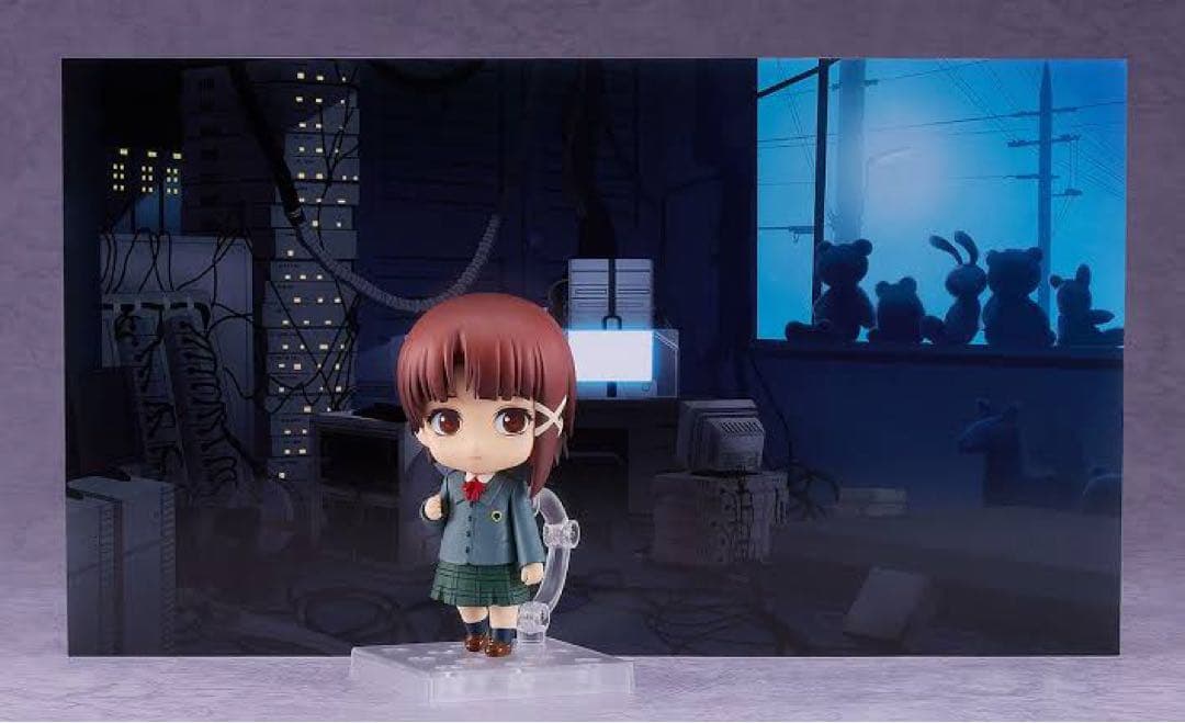 ねんどろいど 岩倉玲音 serial experiments lain 特典台座