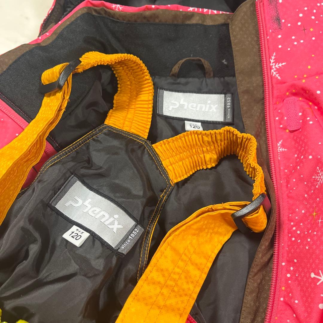 フェニックス スキーウエア 120 110 女の子ウエア ボードウエア ピンク