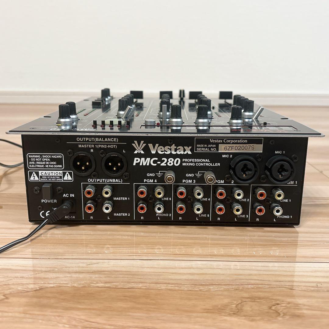 【即日発送】 Vestax PMC-280 DJミキサー 4チャンネル 通電OK