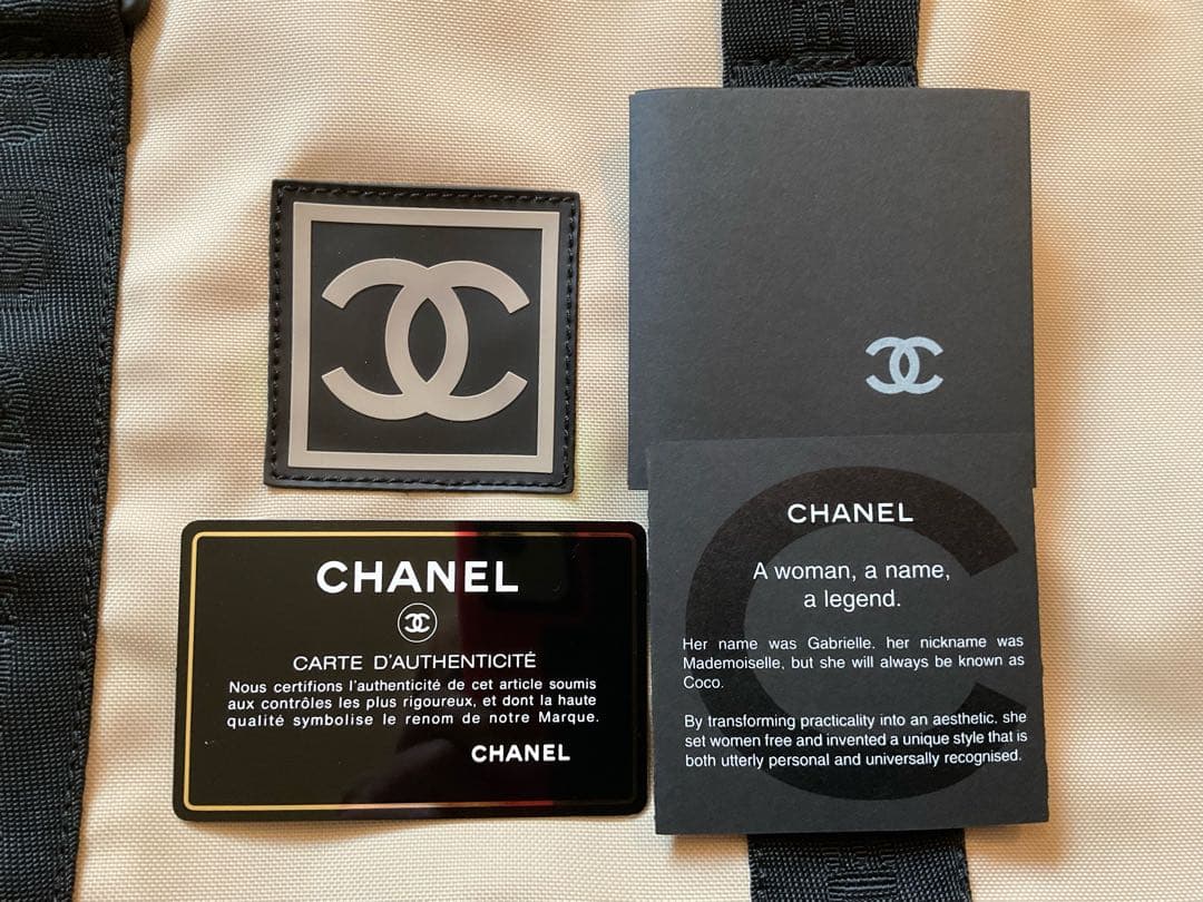 CHANEL シャネル スポーツライン ボストントラベルバッグ